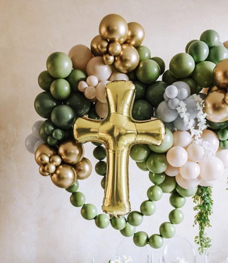 Religious Balloons, Christening Party, Baptism Balloon Collection ...