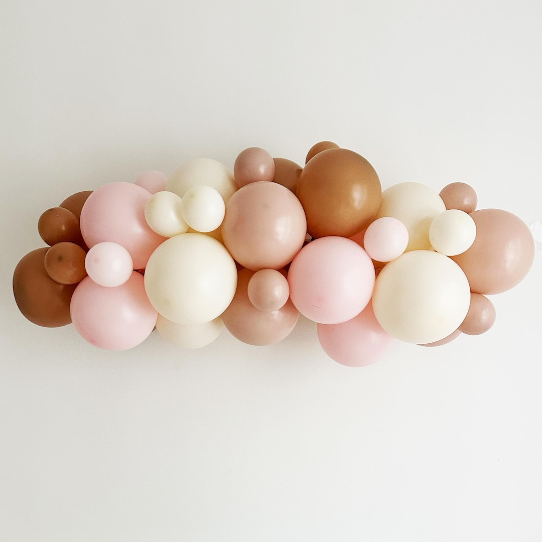 Neutral Balloons, Pink Balloon Garland, Balloon Garland Kit, Neutral ...