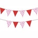 Strawberry Pennant Banner Strawberry Birthday Party Summer - Etsy