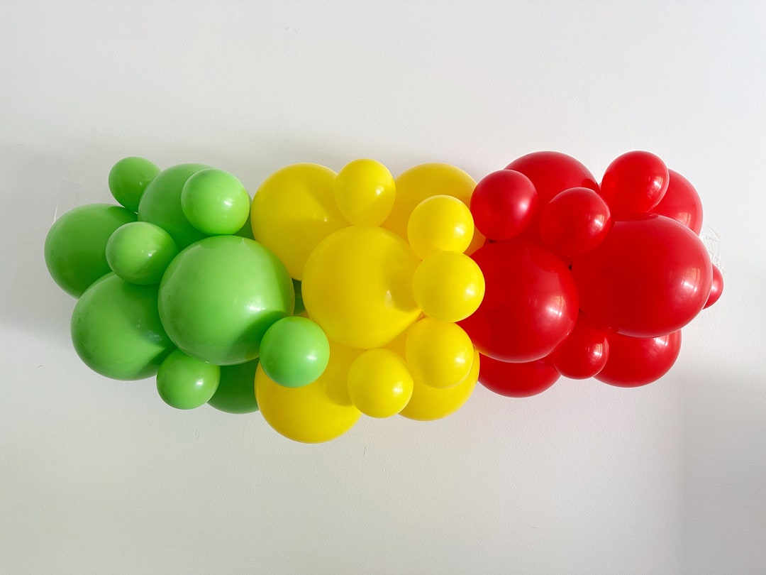 Colorful Balloon Garland | Multi-color Balloon Decor | Red Balloon ...
