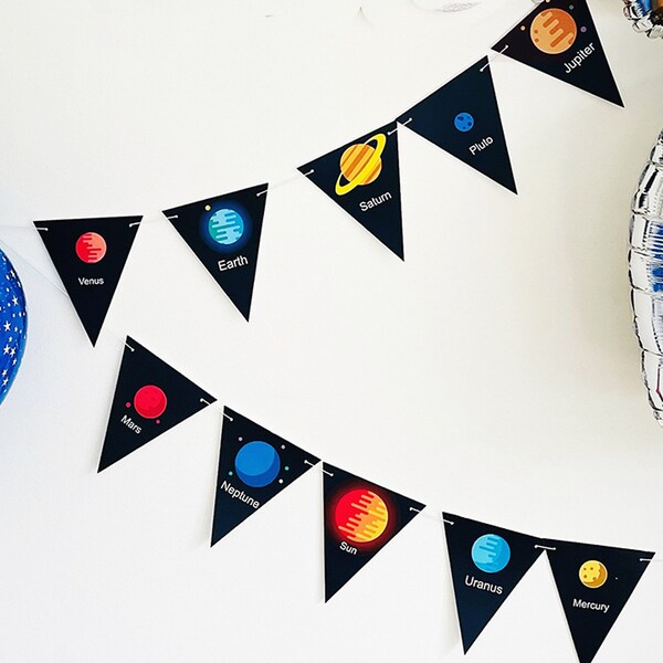 Planet Banner - Etsy