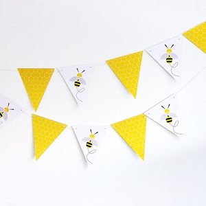 Bumblebee Banner, Honey Bee Banner, Bumblebee Birthday Party ...