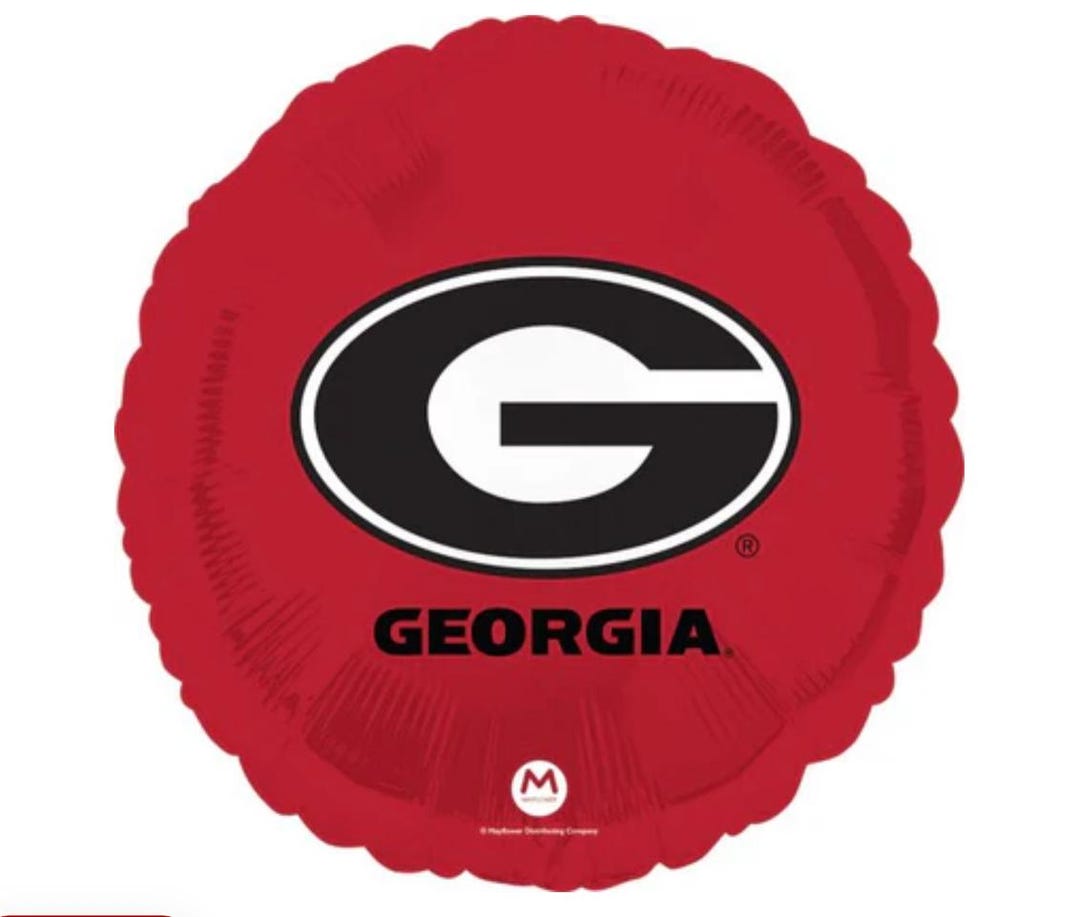 Georgia College Balloon | Graduation Party | Football Party Decor ...