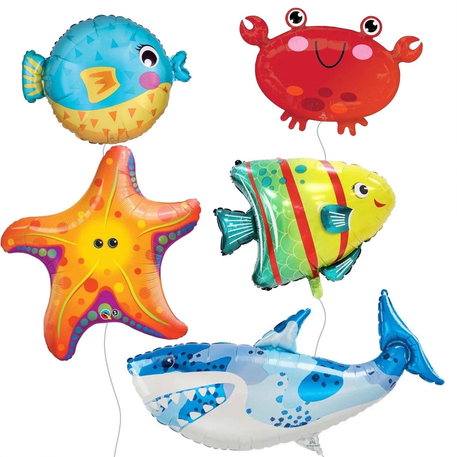 Sea Creature Balloons | Under the Sea Party Decor | Ocean Party Props ...