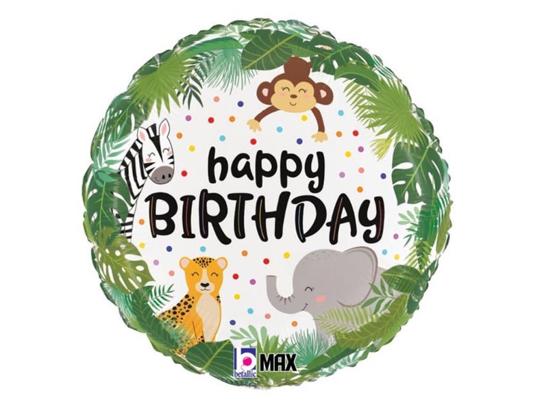 Safari Birthday Balloon Jungle Party Décor Jungle Party - Etsy