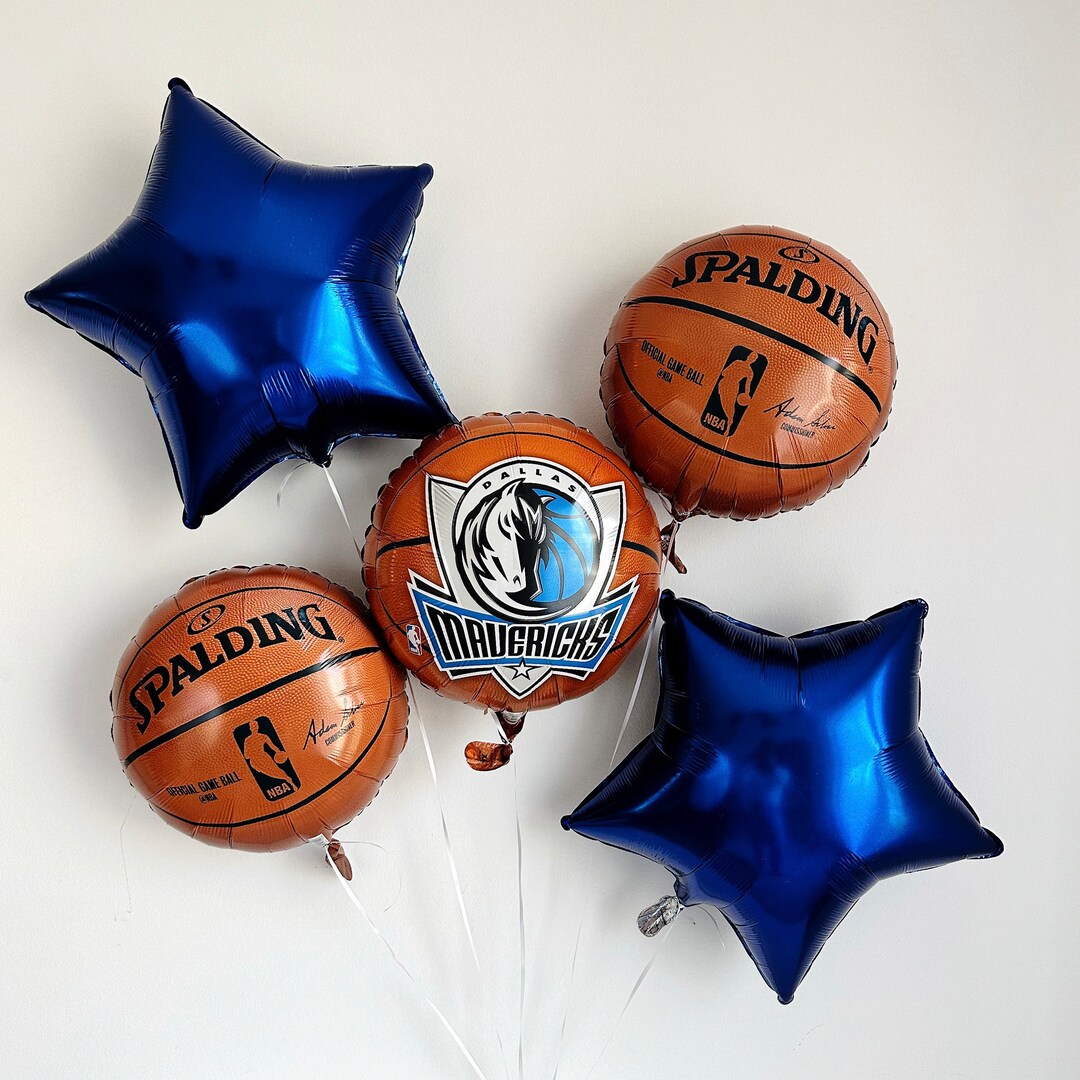 Mavericks Basketball Decorations, Basketball Party, Game Day Balloons ...