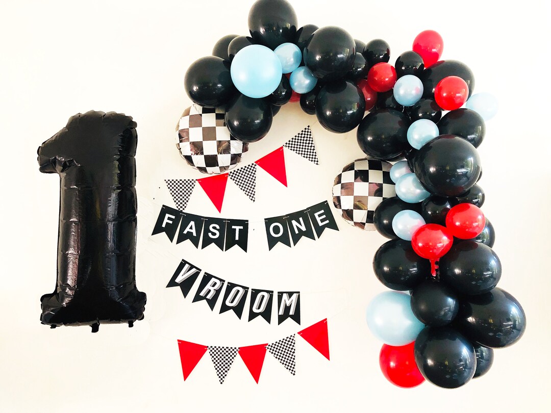 Vintage Race Car Birthday, Fast One Birthday Party, First Birthday Race ...
