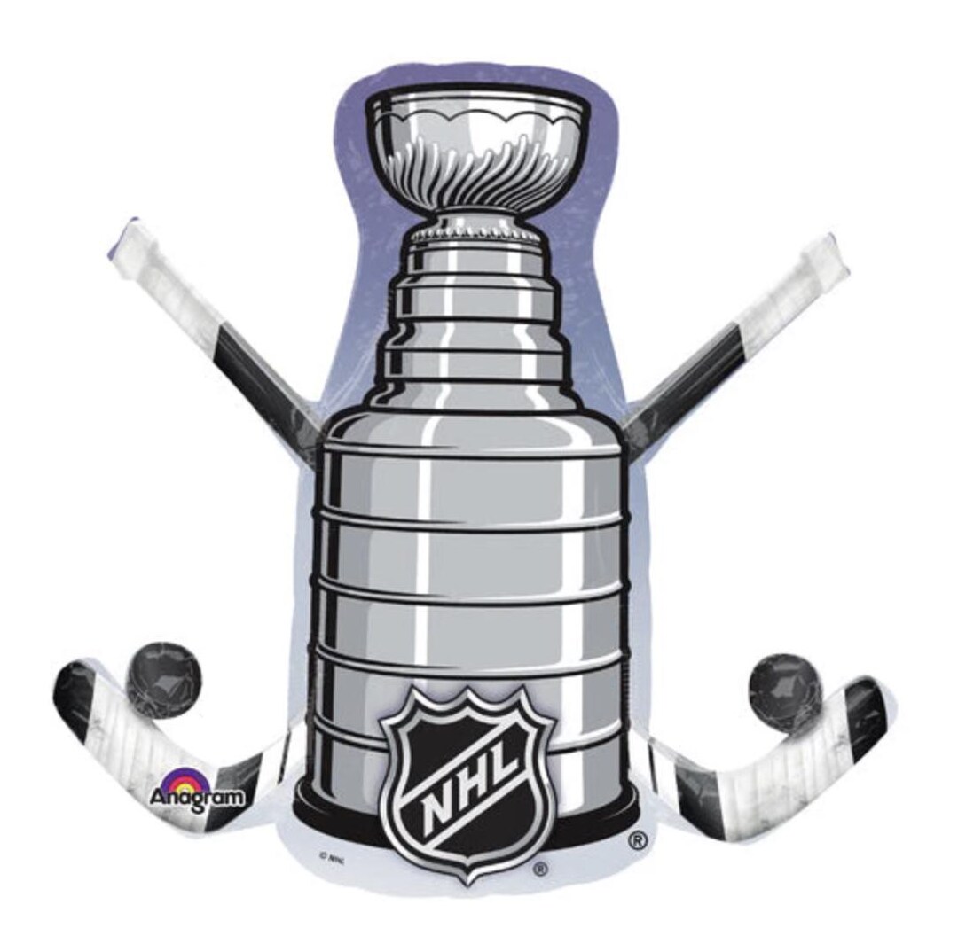 NHL Hockey Balloon | Sports Birthday Party Photo Prop | Stanley Cup ...