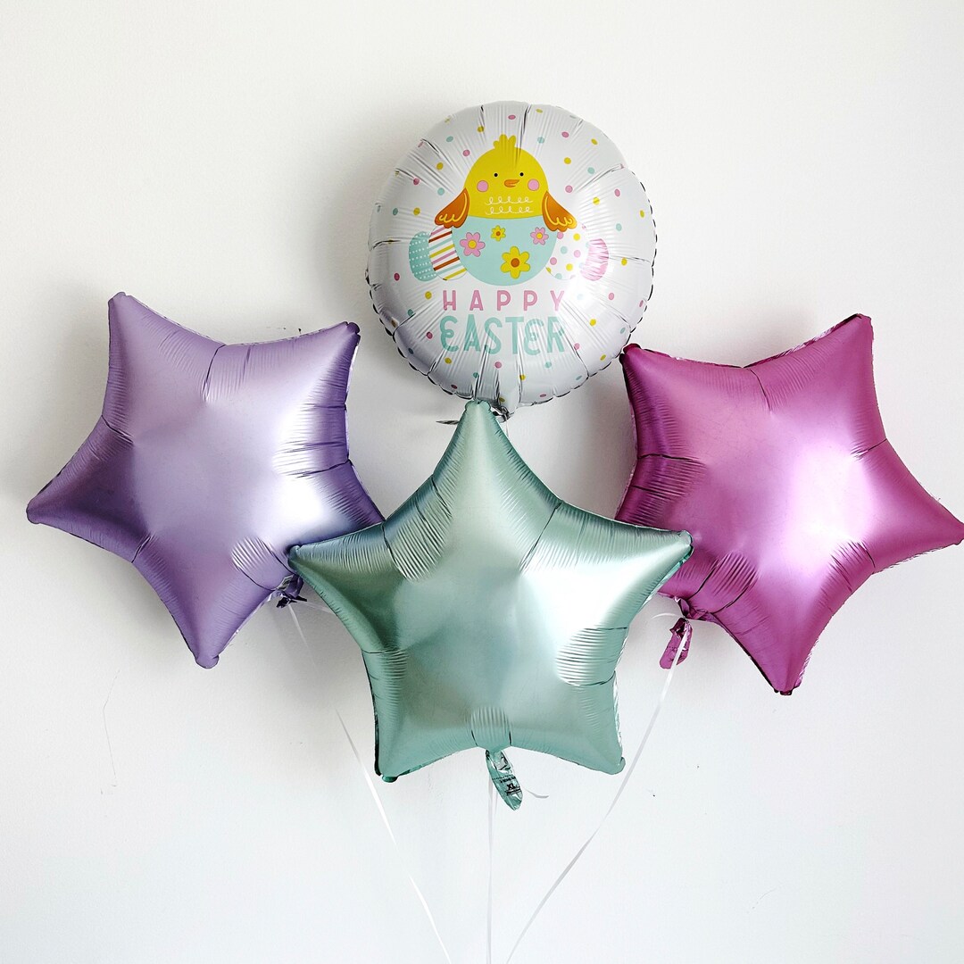 Happy Easter Balloon, Spring Party Décor, Easter Party Balloons, Happy ...