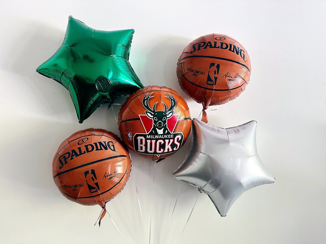 Bucks Basketball Decorations, Basketball Party, Game Day Balloons ...