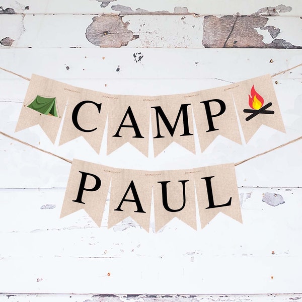 Camping Banner - Etsy