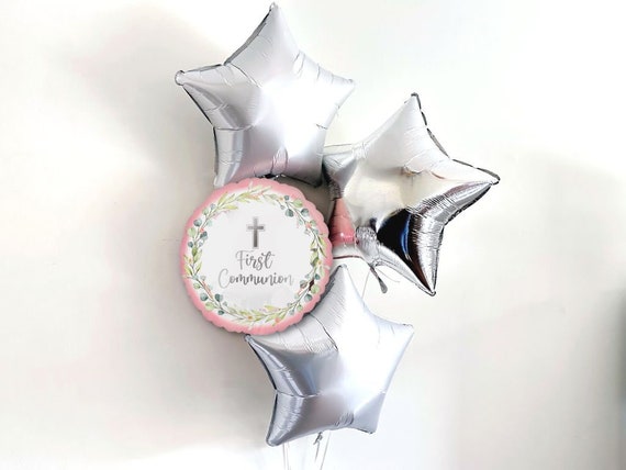 Christening Decorations, Holy Communion Decor, Pink First Communion ...