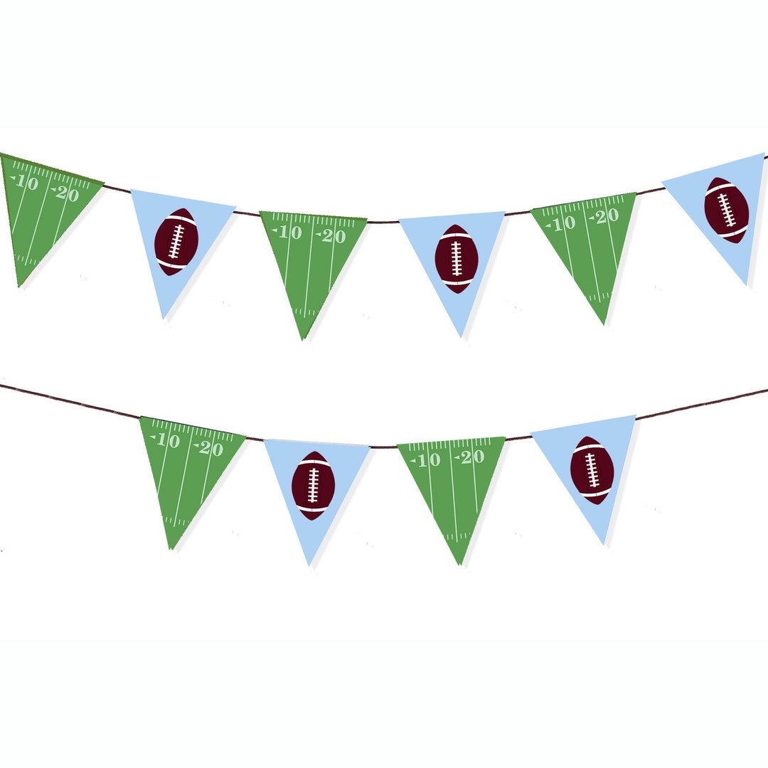 Football Banner, Football Party Decorations, Touchdown Banner, Sports ...