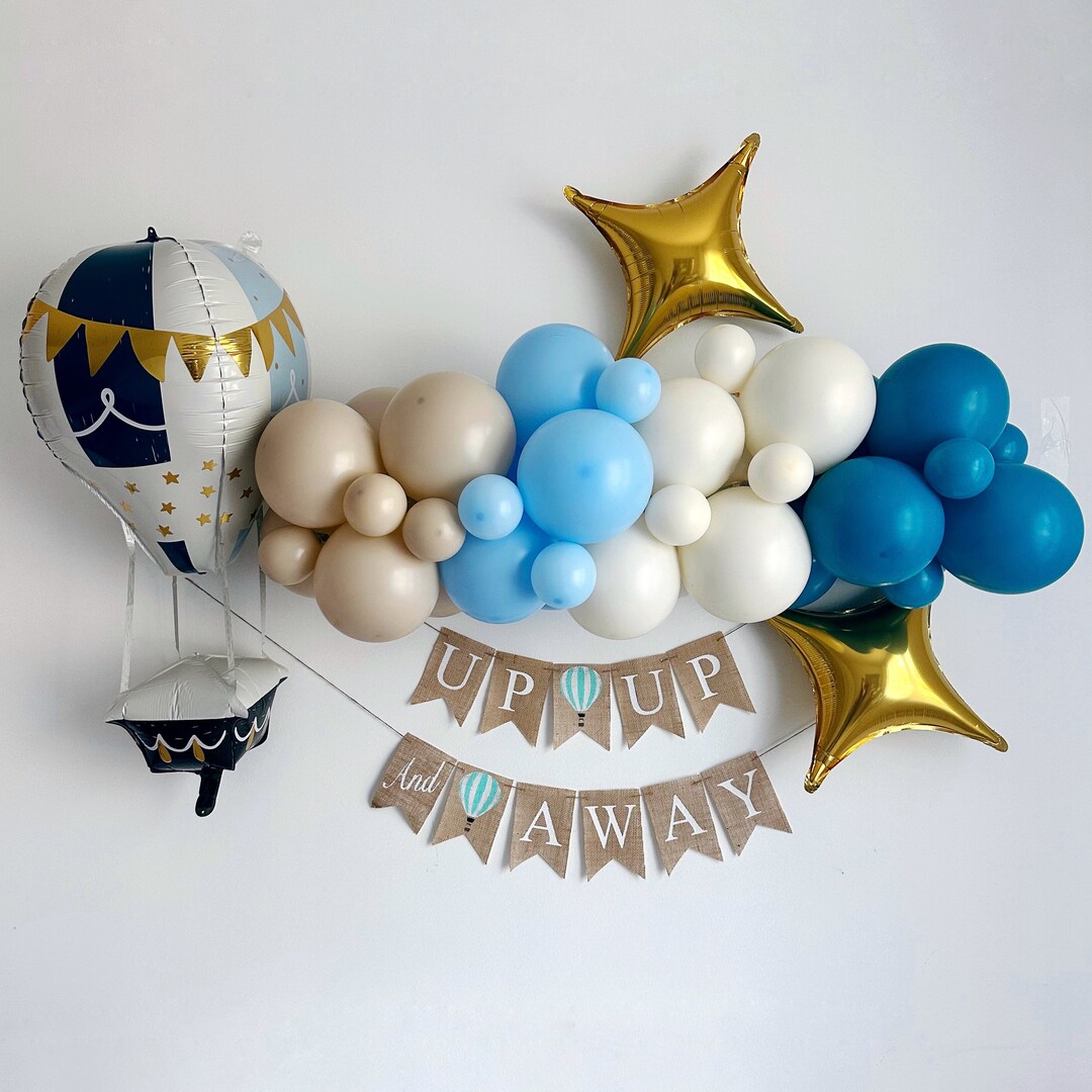 Hot Air Balloon Birthday Party up up & Away Balloons Birthday Party ...