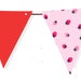 Strawberry Pennant Banner, Strawberry Birthday Party, Summer Party ...