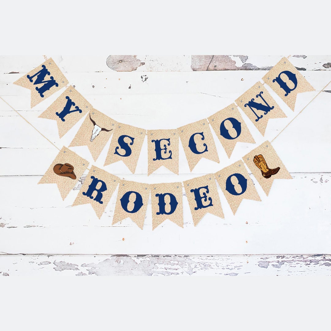 Western Second Birthday Party, Western Party Decor, My 2nd Rodeo ...