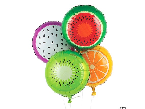 Tutti Fruitti Balloons, Fruit Party Decorations, Dragon Fruit Balloon ...