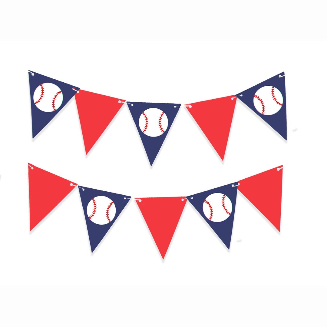Baseball Banner | Baseball Themed Party Decor | Sports Birthday Banner ...