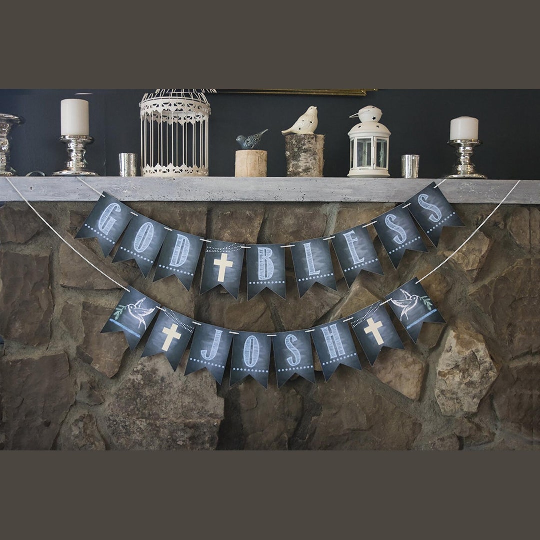 Confirmation Sign, Baptism Banner, Christening Banner, First Communion ...