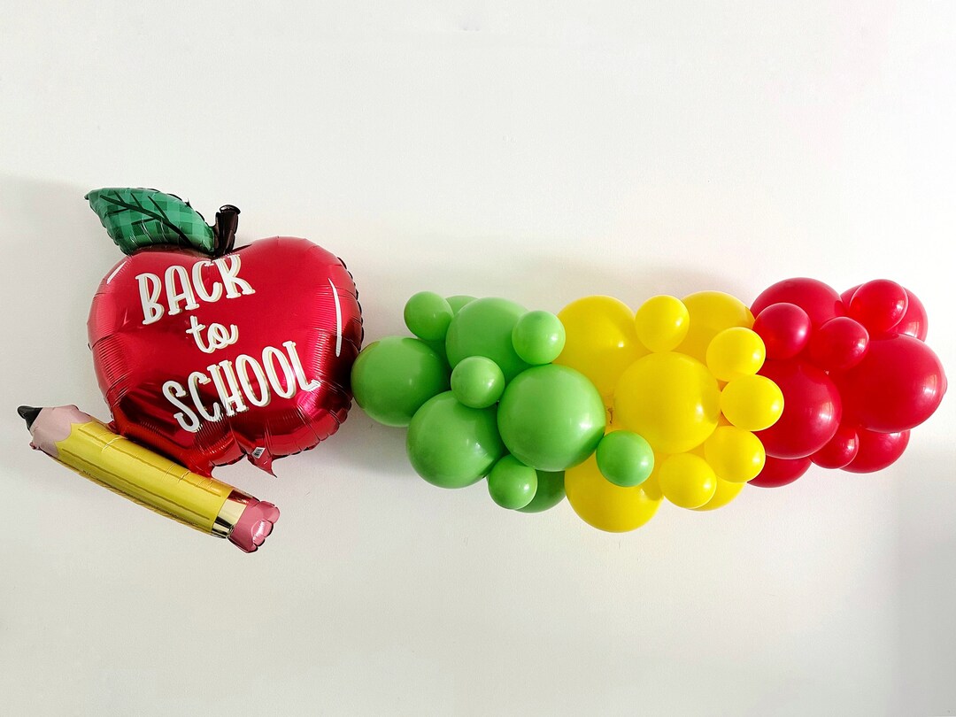 Back to School Balloons | Back to School Party | Back to School Apple ...