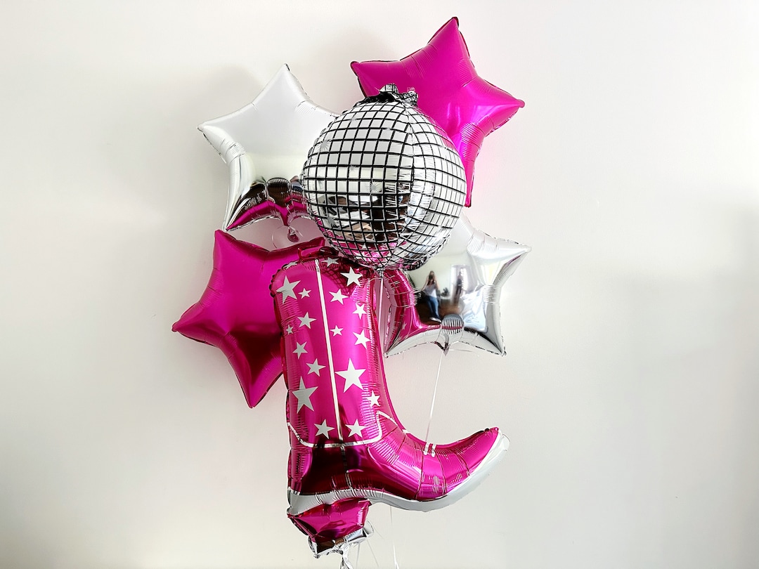 Cowgirl Balloons | Disco Rodeo Party Balloons | Nashville Party Decor ...