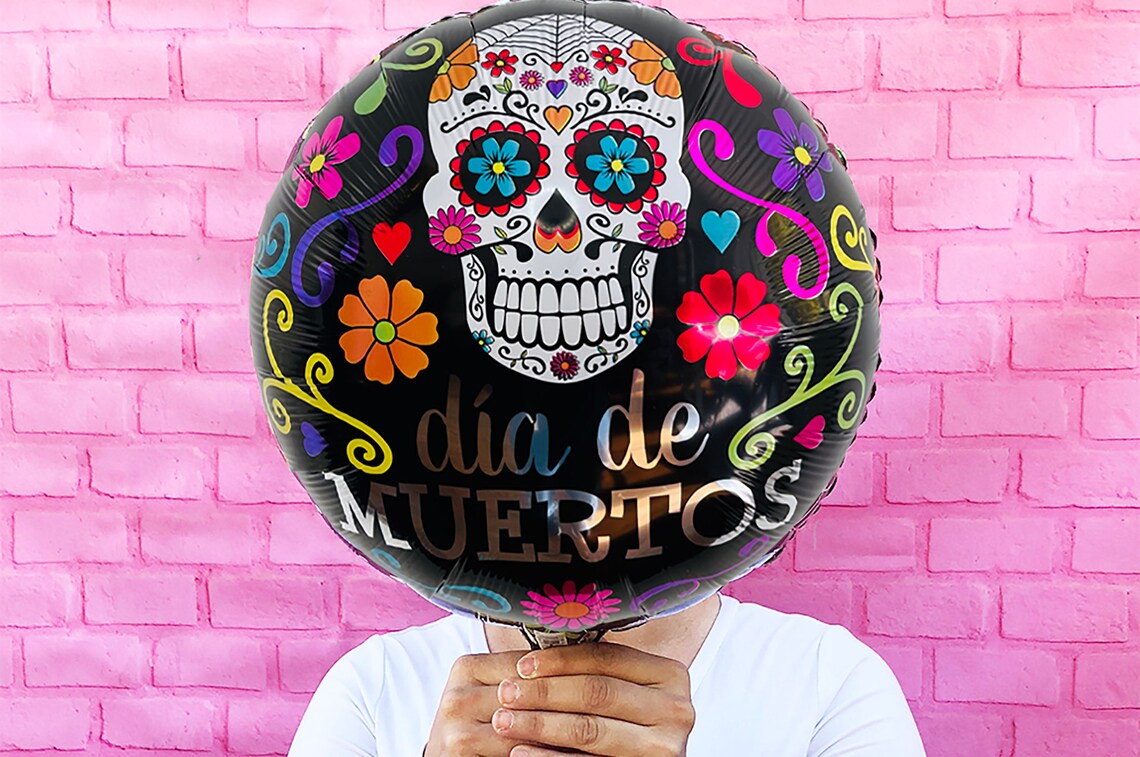 Day of the Dead Balloon Halloween Decor Day of the Dead - Etsy