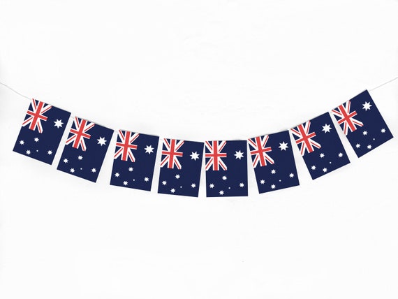 Australia Flag Banner, Australian Flag Banner, Team Australia Garland ...