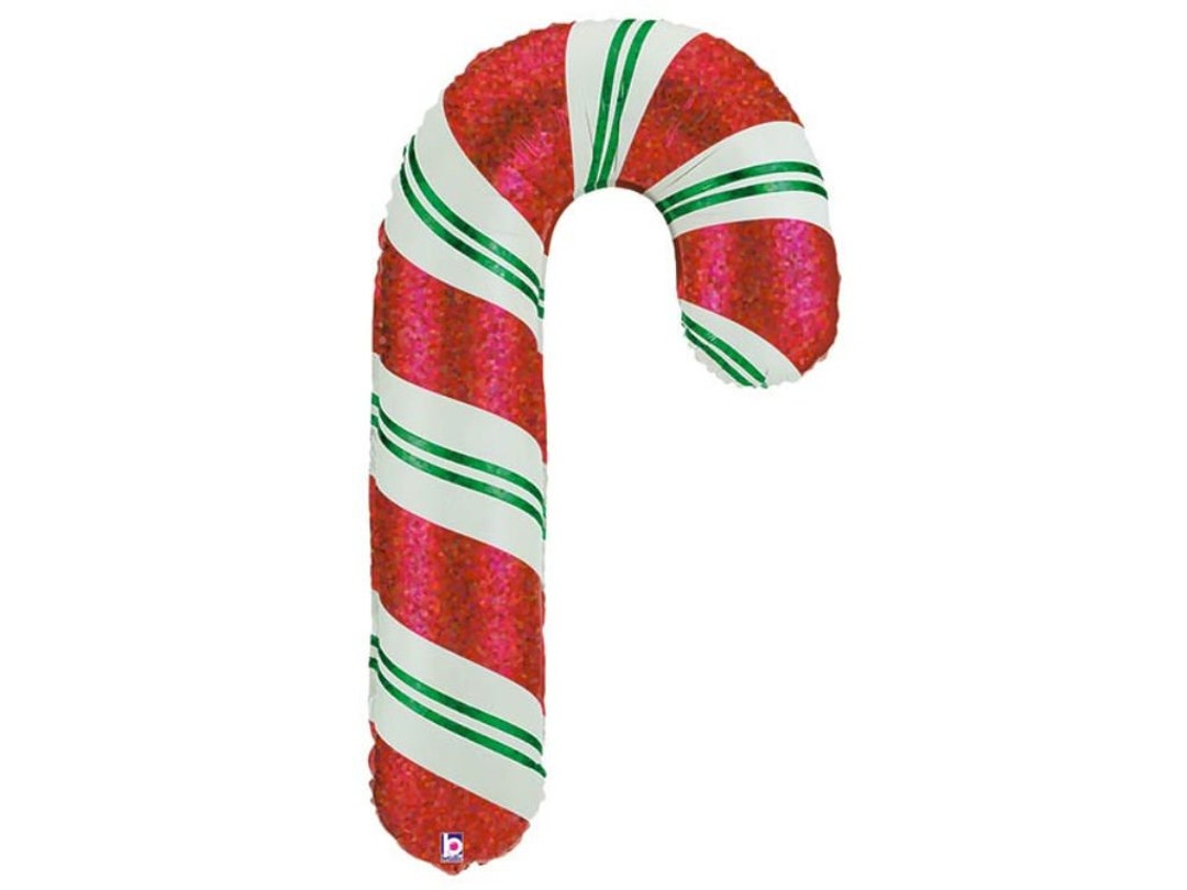 Christmas Candy Cane Balloon Christmas Balloon Decor Red And White