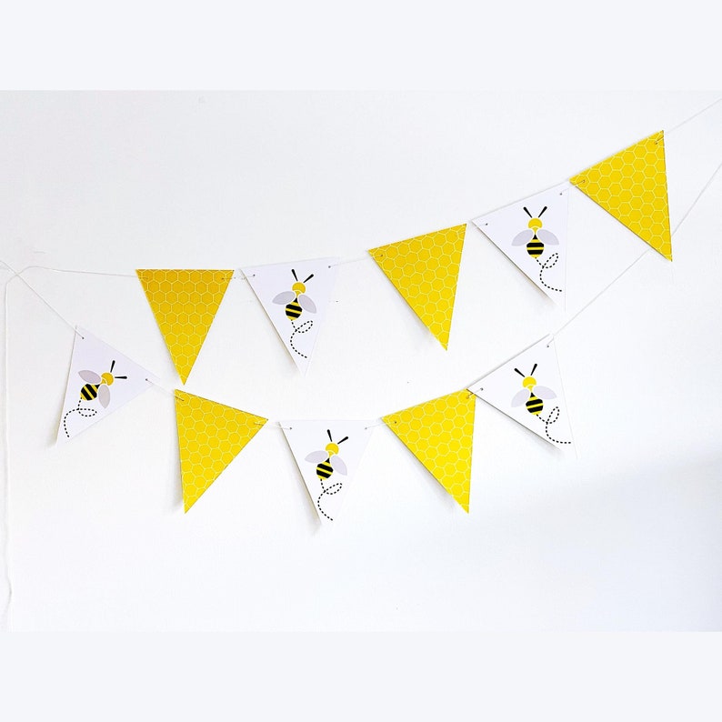 Bumblebee Banner, Honey Bee Banner, Bumblebee Birthday Party ...