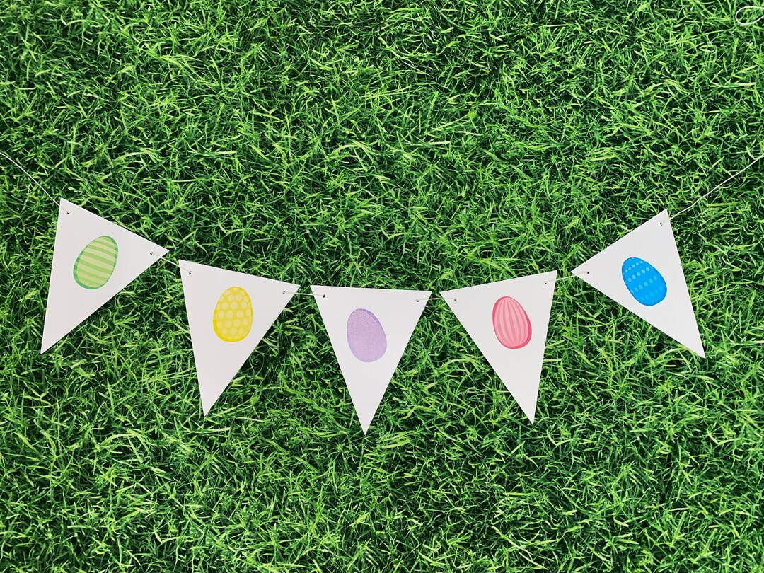 Easter Egg Theme Banner Easter Banner Easter Egg Hunt - Etsy