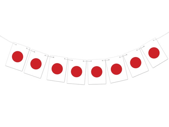 Japan Flag Banner, Japanese Flag Banner, Team Japan Garland, World ...
