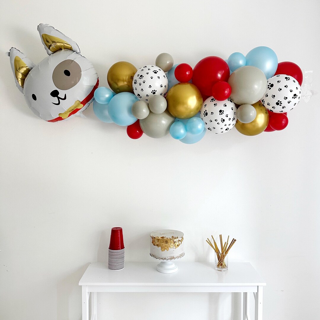 Dog Party Decoration, Dog Balloons, Puppy Party Supplies, Pawty Time ...