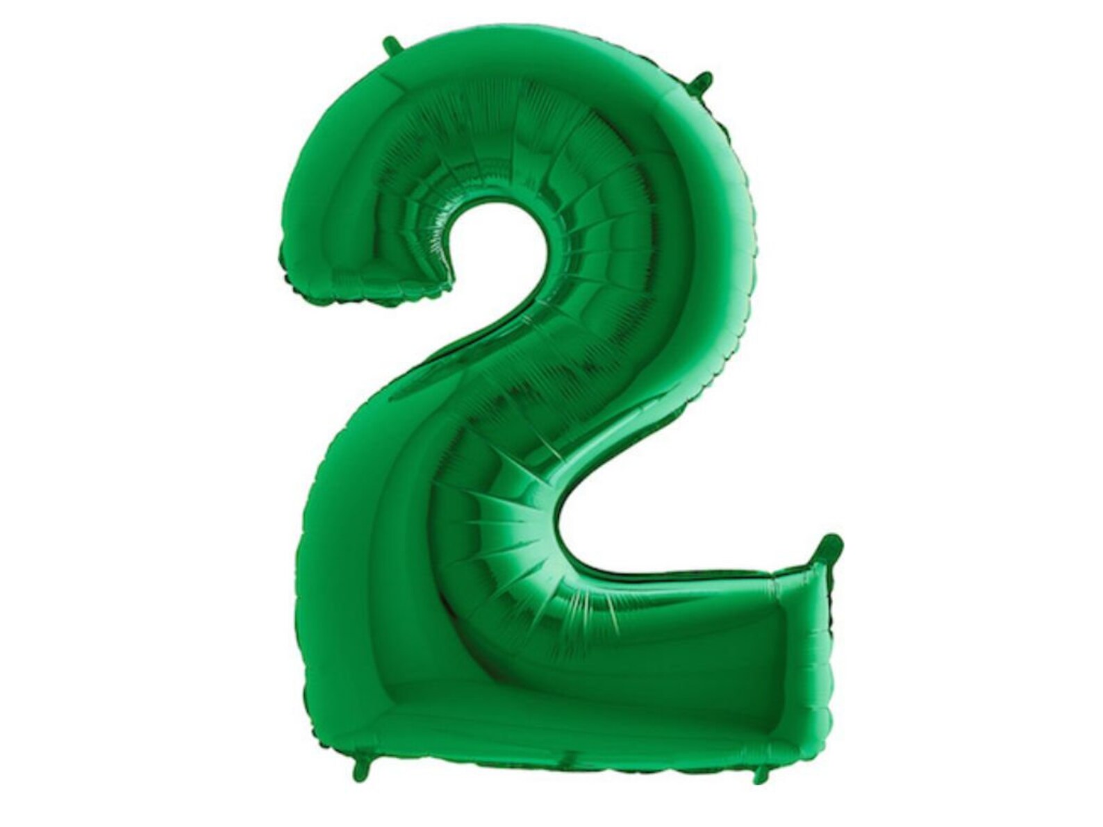 2nd Birthday Balloon Number 2 Balloon Green Jumbo 2 Balloon - Etsy
