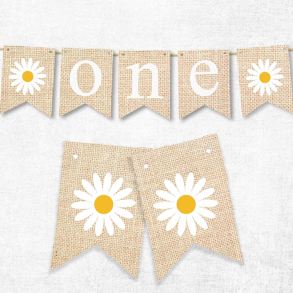 Daisy Banner - Etsy