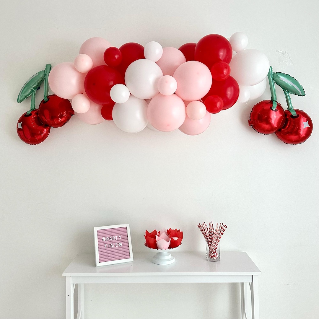 Cherry Party Decorations | Fruit Party | Cherry Balloon | Fruit Baby ...