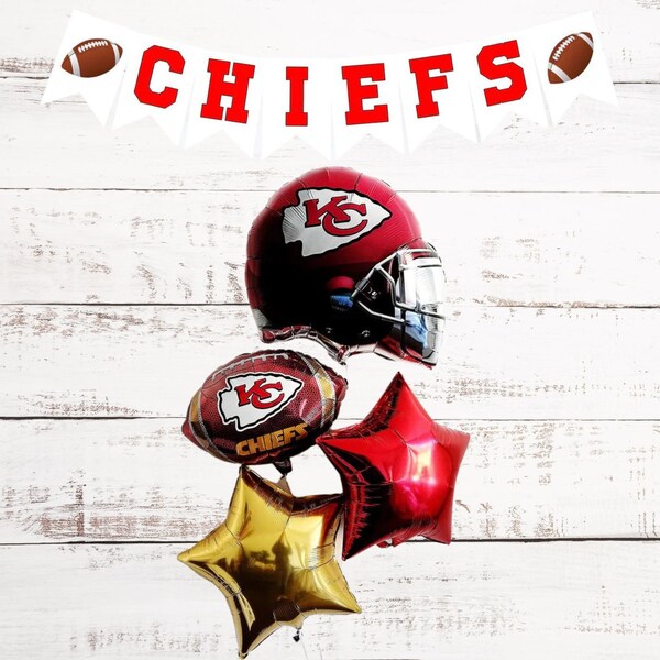 Chiefs Party Decor - Etsy