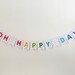 Oh Happy Day Banner | Birthday Party Banner | Celebration Banner ...