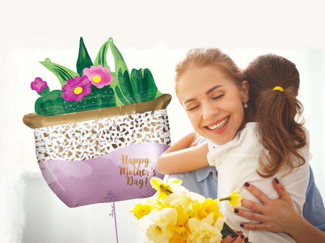 Mother's Day Balloon, Floral Balloon, Happy Mother's Day Decor, We Love ...