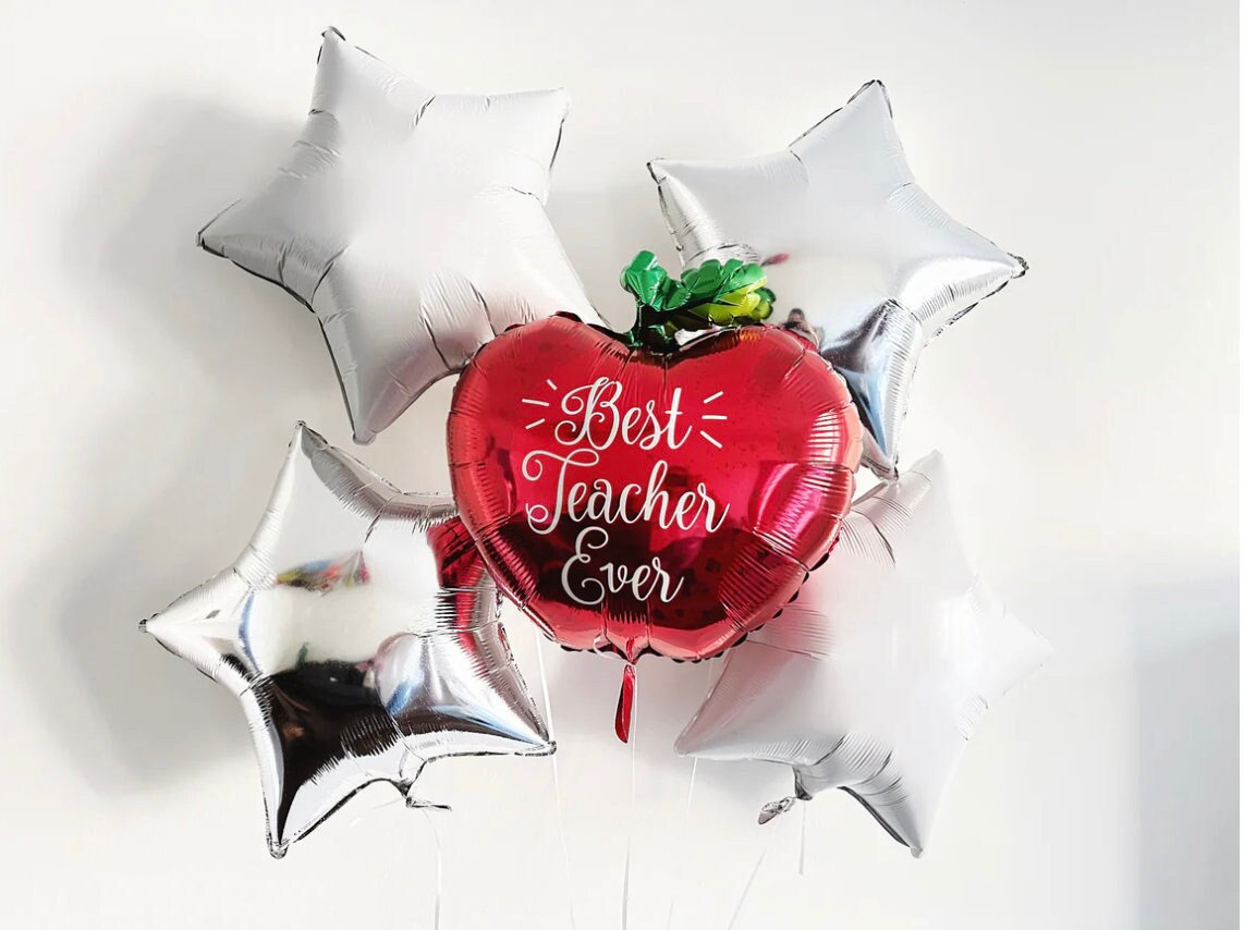 Teacher Appreciation Banner, Teacher Appreciation Balloons, Teacher ...