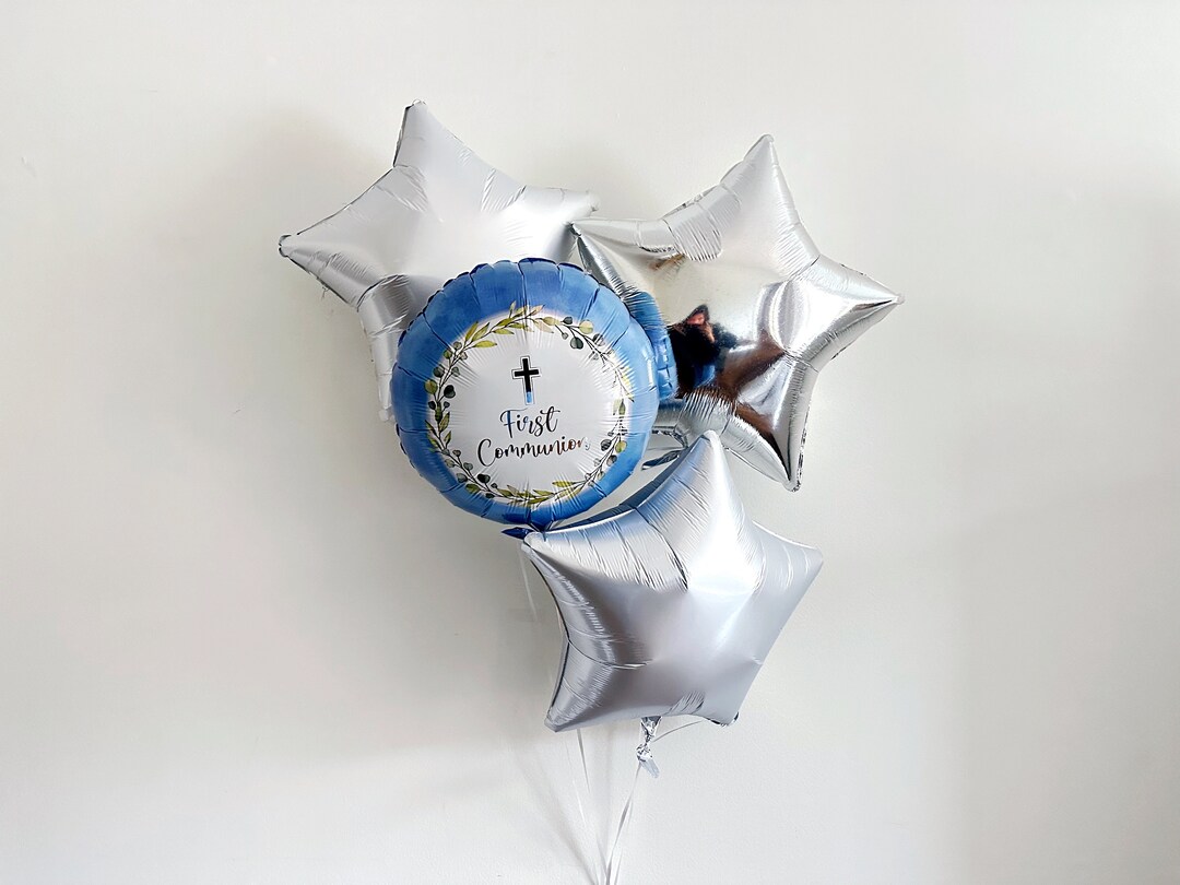 Christening Decorations, Holy Communion Decor, Blue First Communion ...