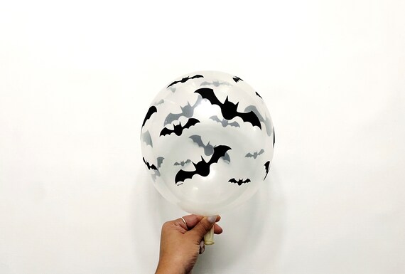 Bat Latex Balloon | Halloween Balloon | Bat Balloon | Halloween Balloon ...