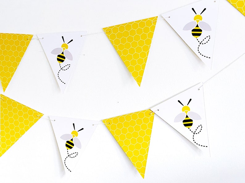 Bumblebee Banner Honey Bee Banner Bumblebee Birthday Party - Etsy