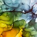 Sunrise, Original Alcohol Ink Art, Alcohol Ink Art, Modern, Abstract ...