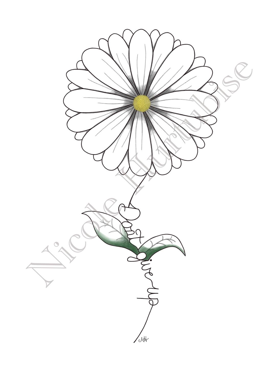 Don't Give up Daisy Print Color - Etsy