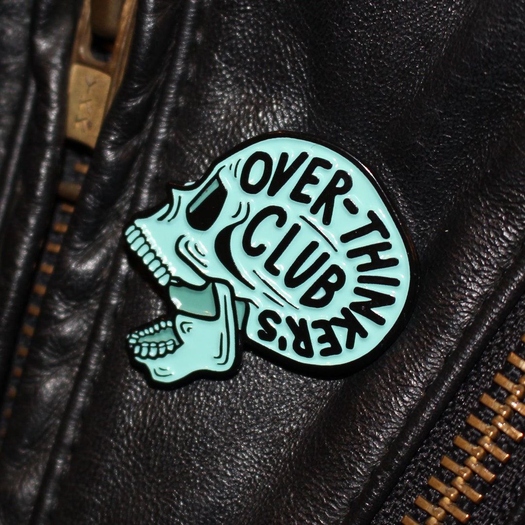 Overthinkers Club Soft Enamel Pin - Etsy