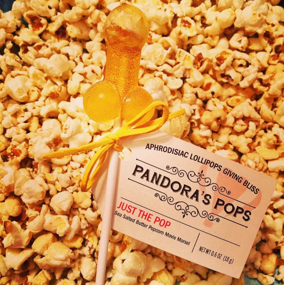 POPCORN PENIS just the Pop LOLLIPOP. Movie Night - Etsy