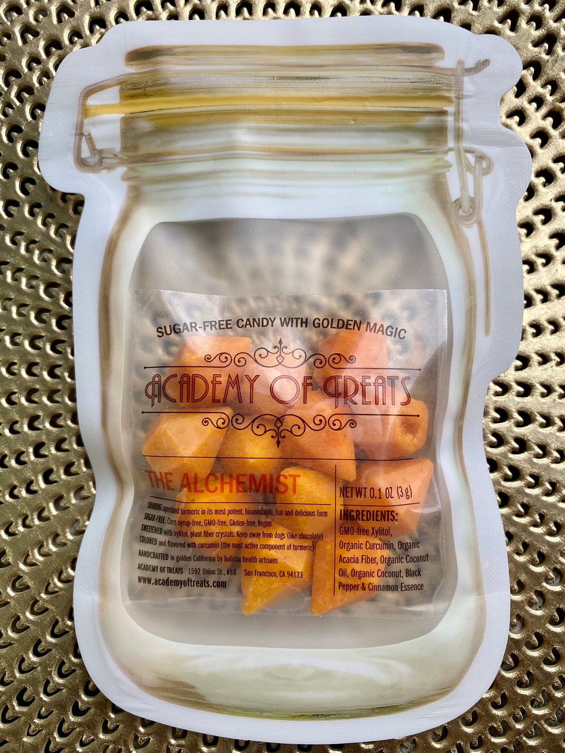 THE ALCHEMIST CANDY: Jewels With Superfood Turmeric Coconut | Etsy