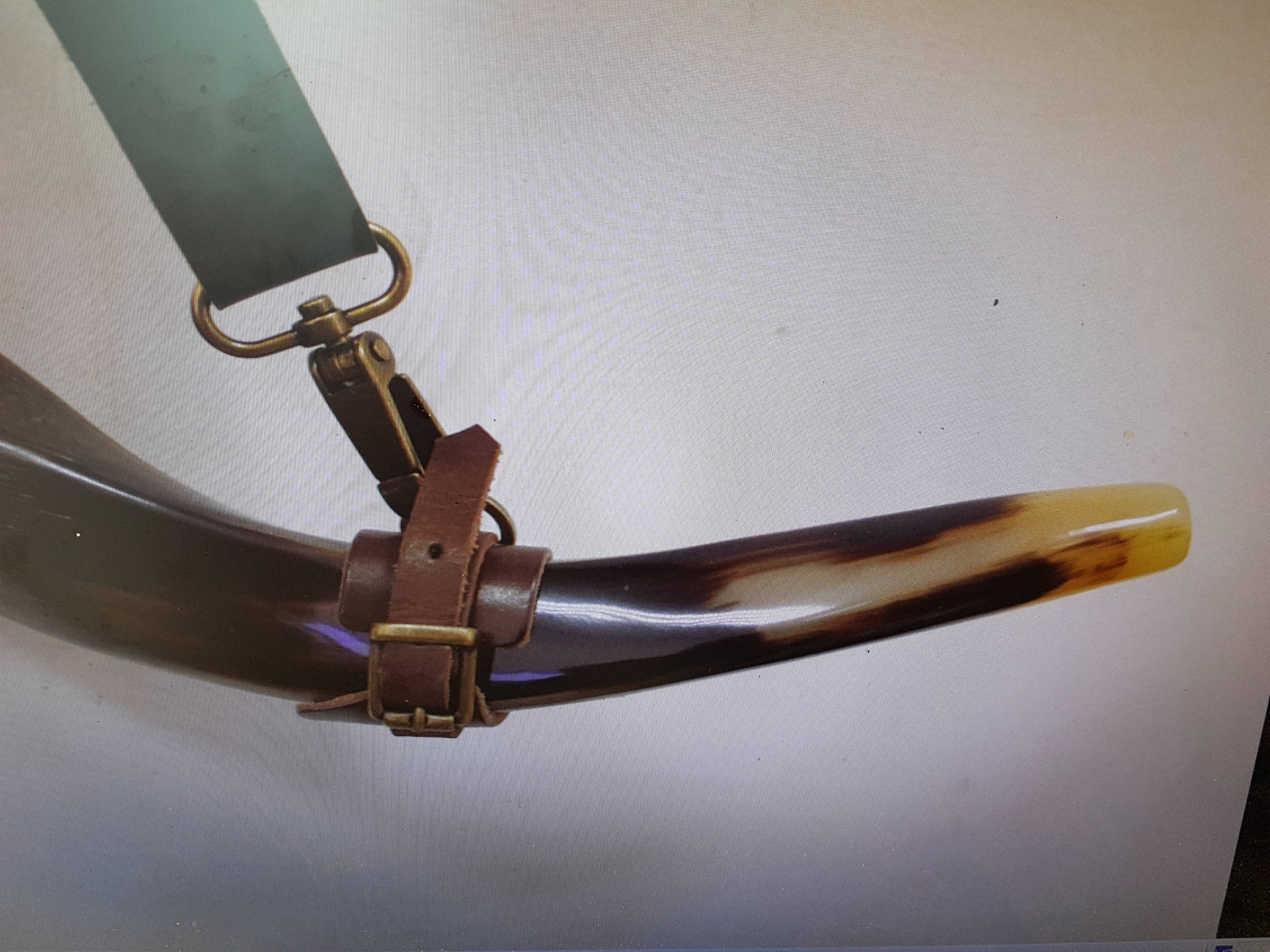 Shofar Real Leather Carrying Sling. Hand Made. "old Brass" Finish ...
