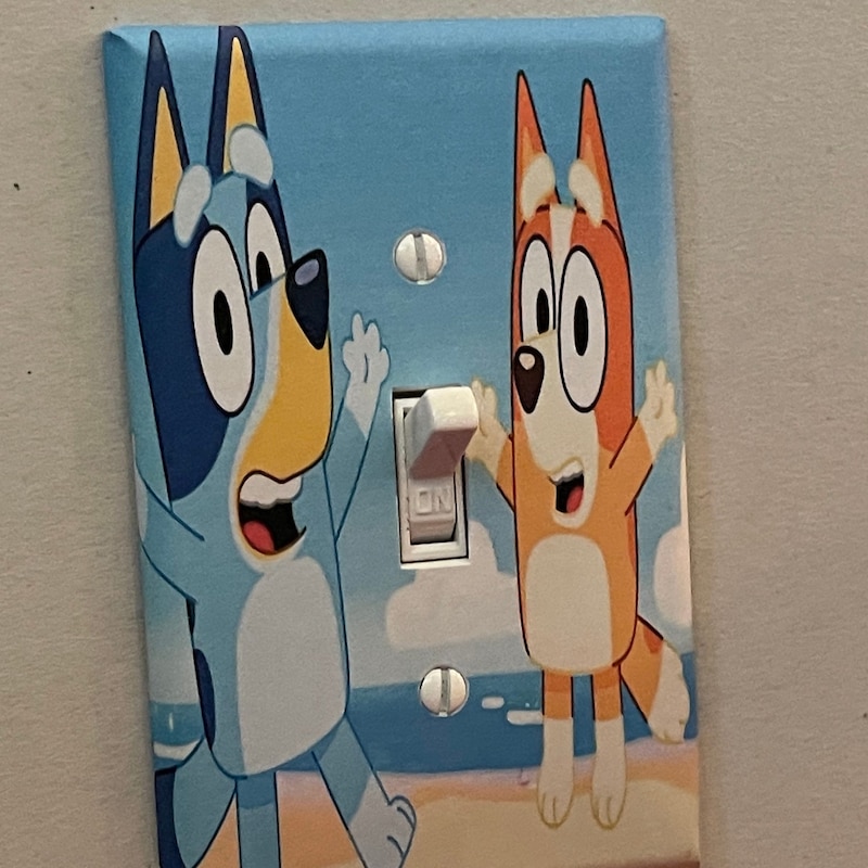 Bluey Light Switch Cover - Etsy