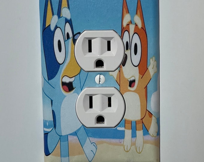 Bluey + Bingo Light Switch Cover - Etsy